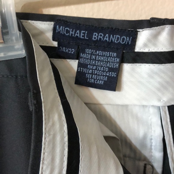 Michael Brandon | Pants | Michael Brandon Slim Fit Dress Pants 34 X 32 ...
